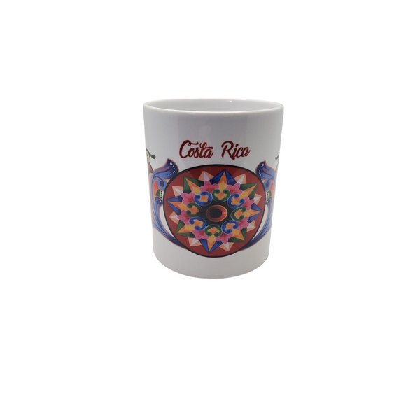 costa rica | Dining | Vintage Bright Colored Costa Rica Floral Pattern ...